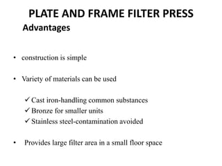 FILTRATION-Plate and frame filter press | PDF