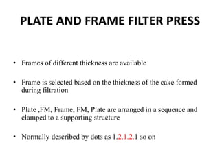 FILTRATION-Plate and frame filter press | PDF