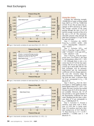 Plate and frame Heat Exchanger Sizing | PDF