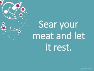 Plate and Present Meat Dishes.pptx