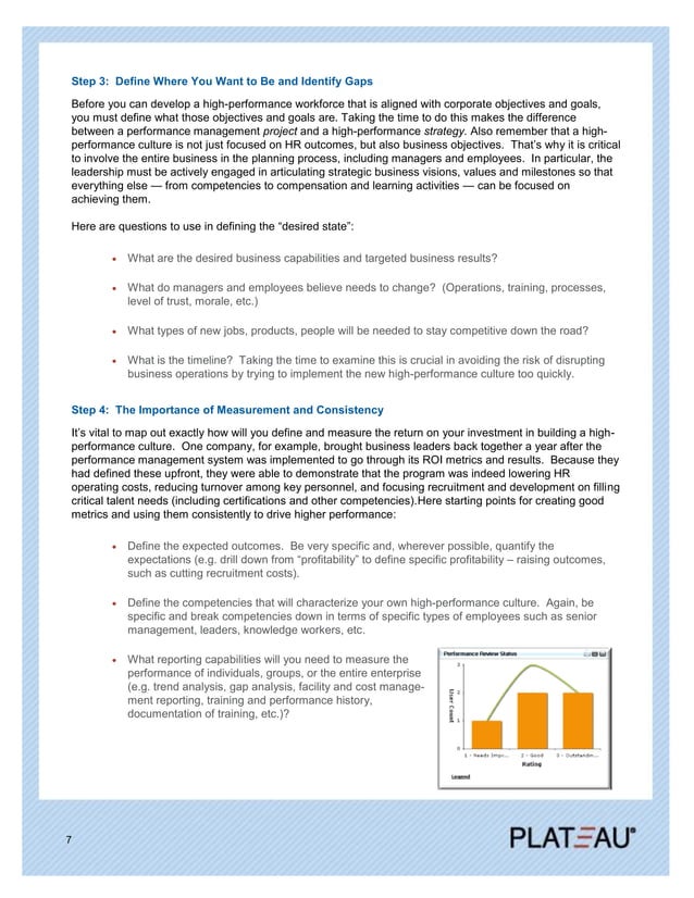 Plateau 10 steps performance_mgmt | PDF