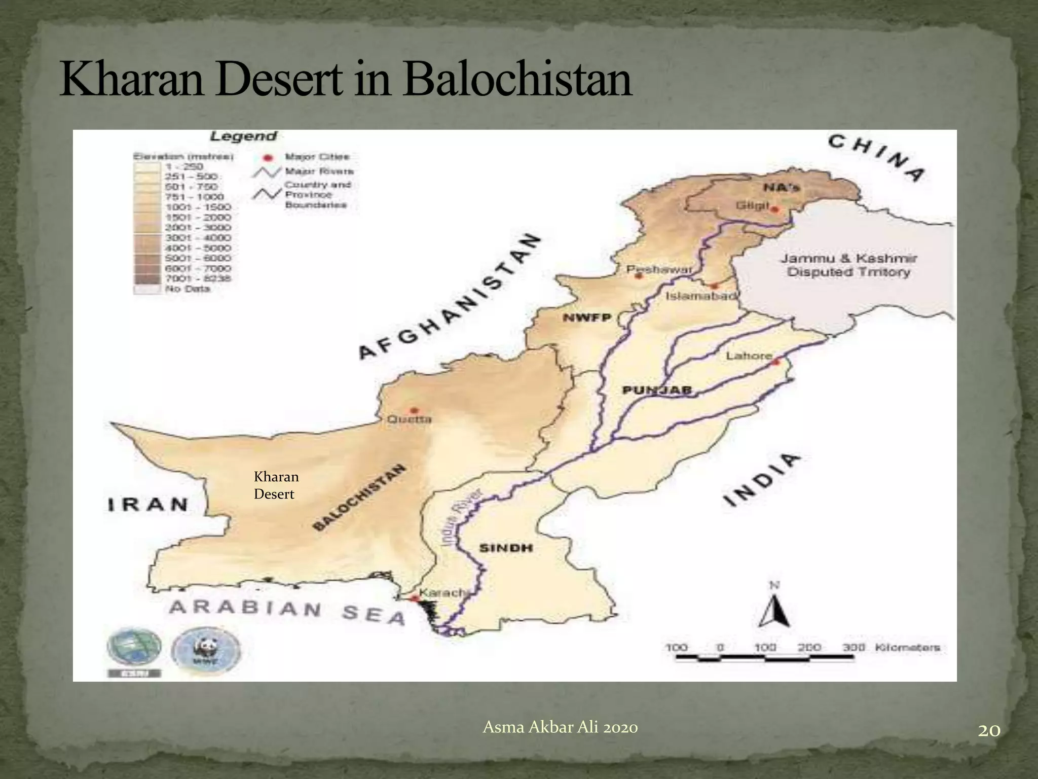 Plateau and Kharan deserts of Pakistan | PPTX