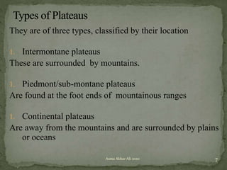 Plateau and Kharan deserts of Pakistan | PPTX