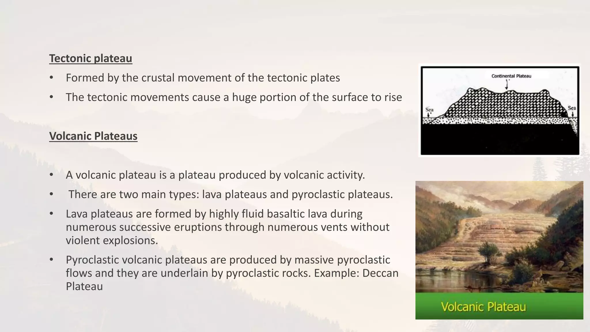 Plateau and plains | PDF
