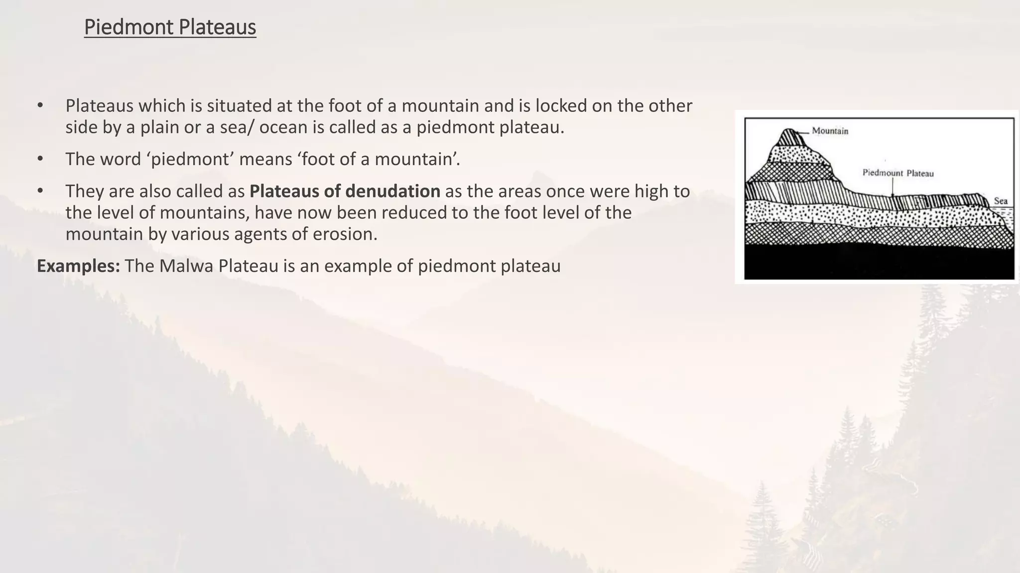 Plateau and plains | PDF