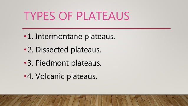 Plateaus | PPTX