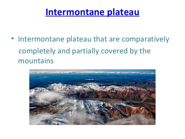 Intermontane Plateaus