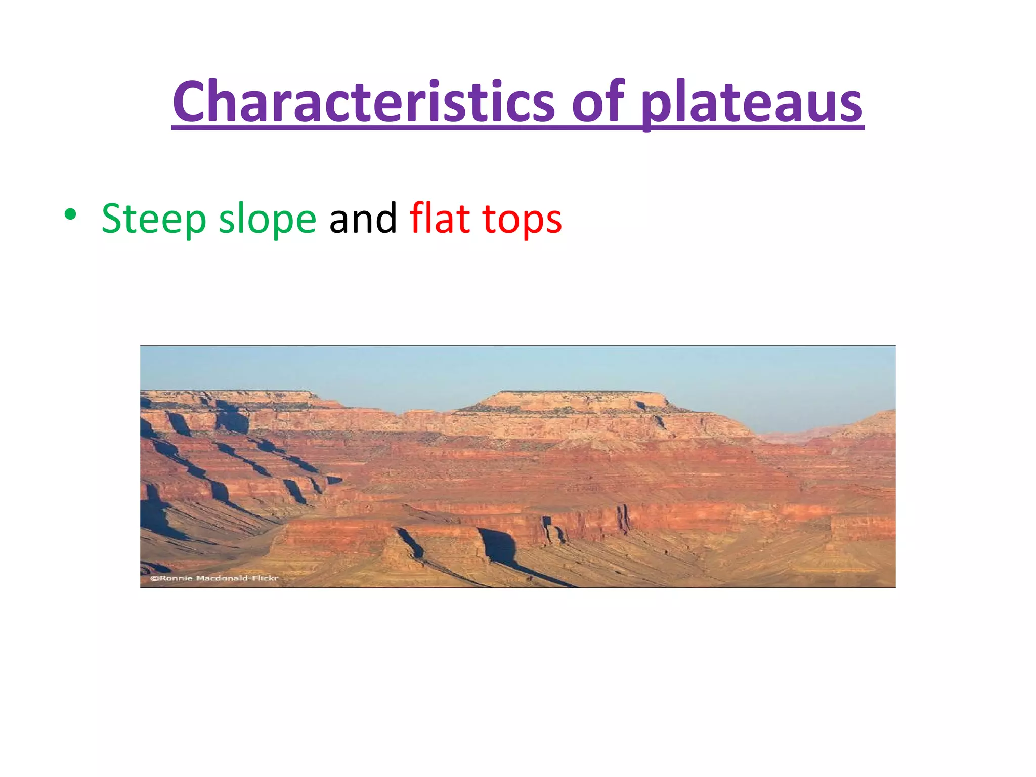 Plateaus nisar | PPT