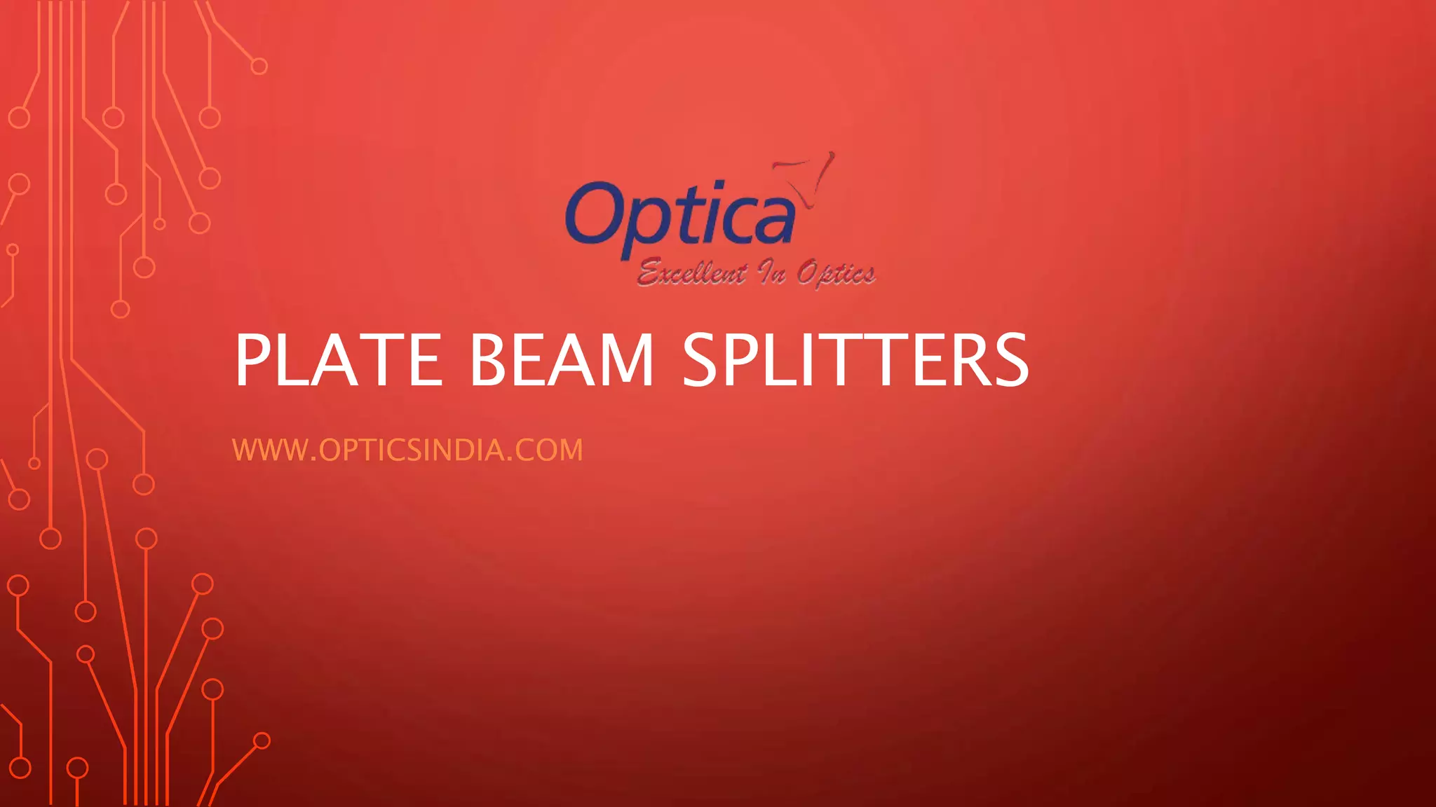 Plate beam splitters | PPTX