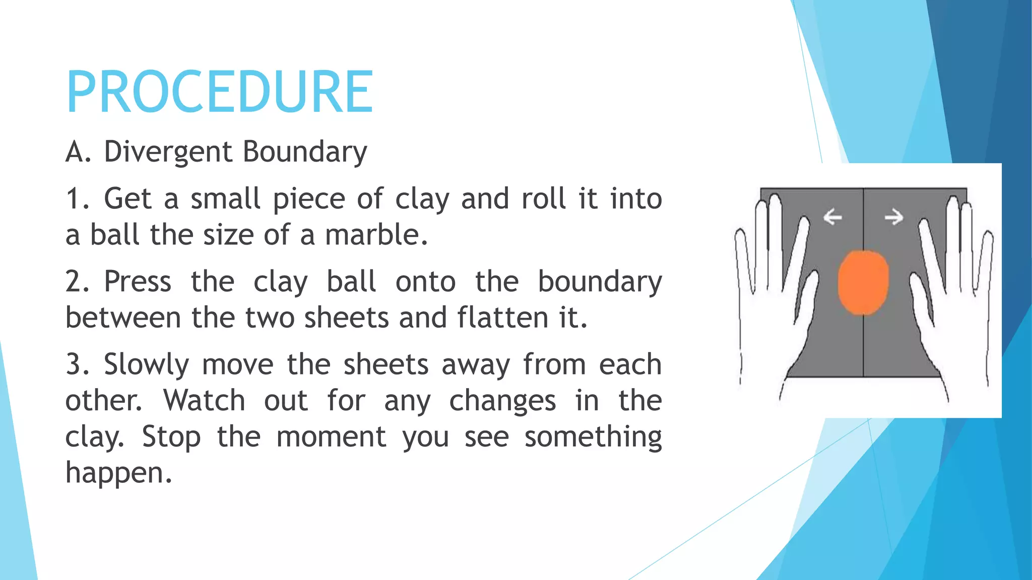 Plate boudary model activity | PPTX