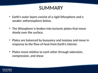 plate boundaries and plate tectonics, mountain formation, volcanic ...