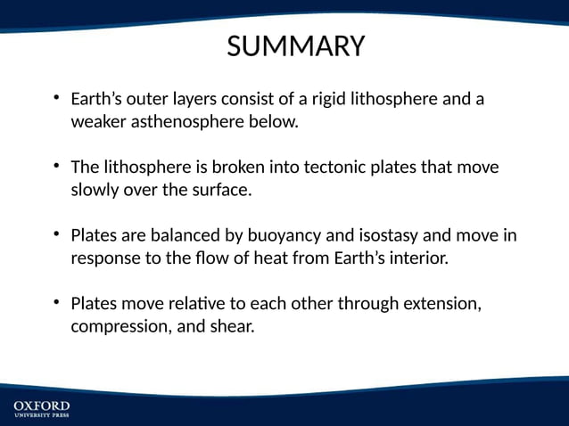 plate boundaries and plate tectonics, mountain formation, volcanic ...