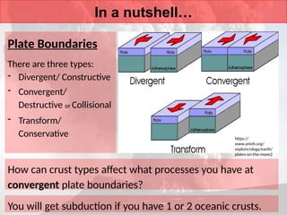 Plate Boundaries here you will the main plate boundaires | PPT