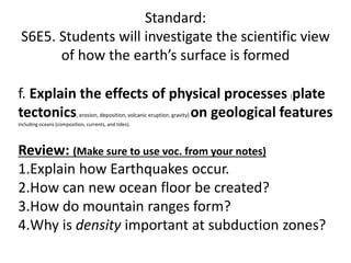 Plate boundaries stresses faults ppt | PPT