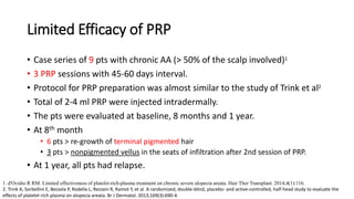 Platelet-Rich Plasma in the Treatment of Alopecia Areata | PDF