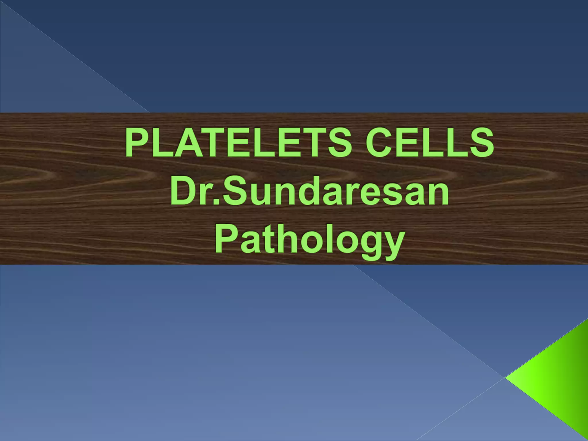 Platelet cell | PPTX