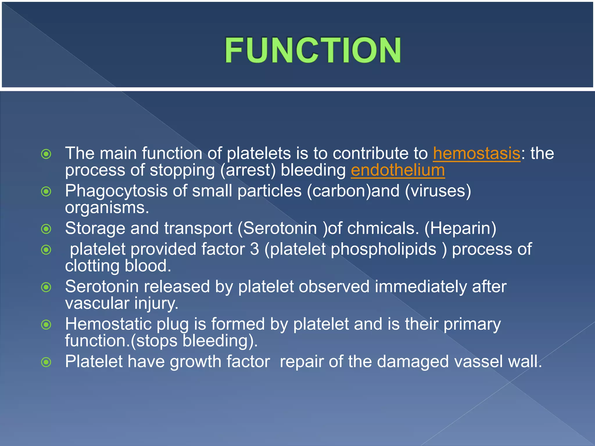 Platelet cell | PPTX