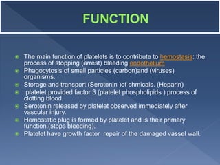 Platelet cell | PPTX