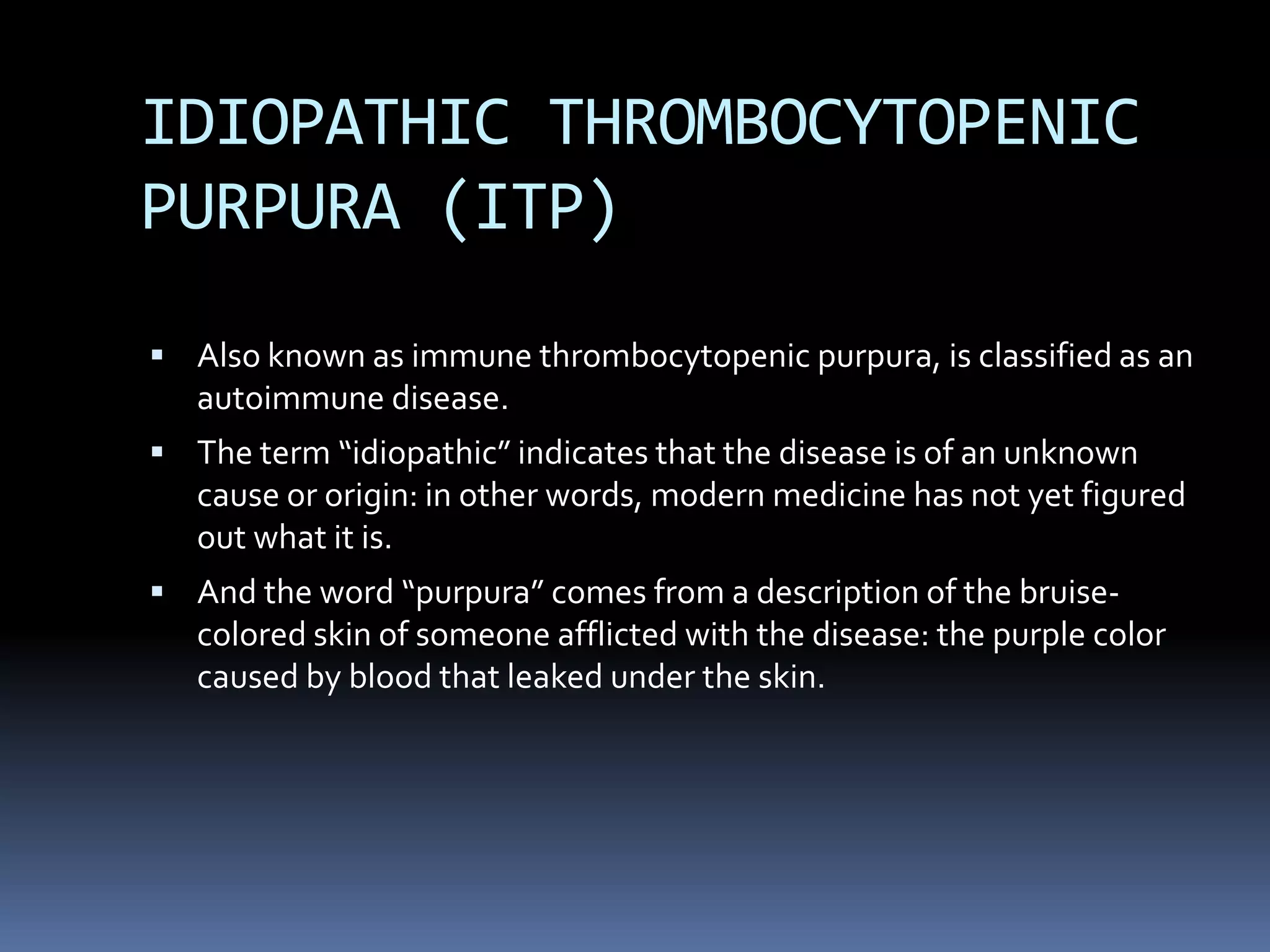 Platelet and coagulation disorder | PPTX