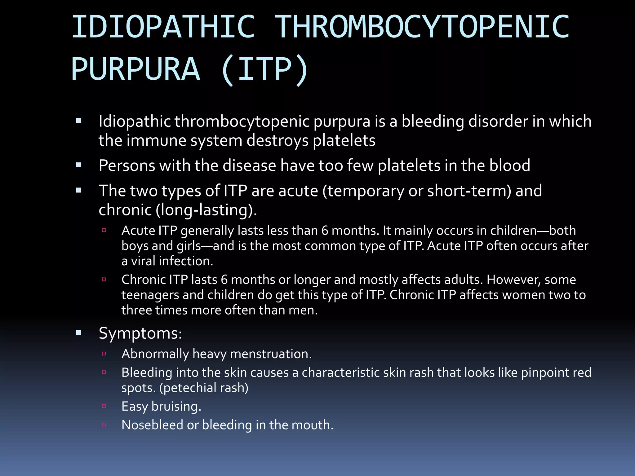Platelet and coagulation disorder | PPTX