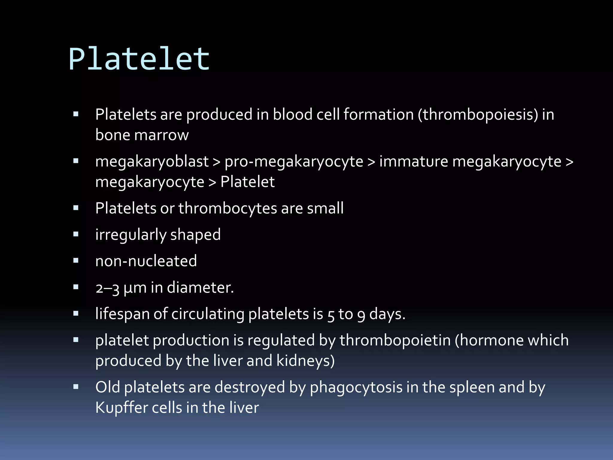 Platelet and coagulation disorder | PPTX