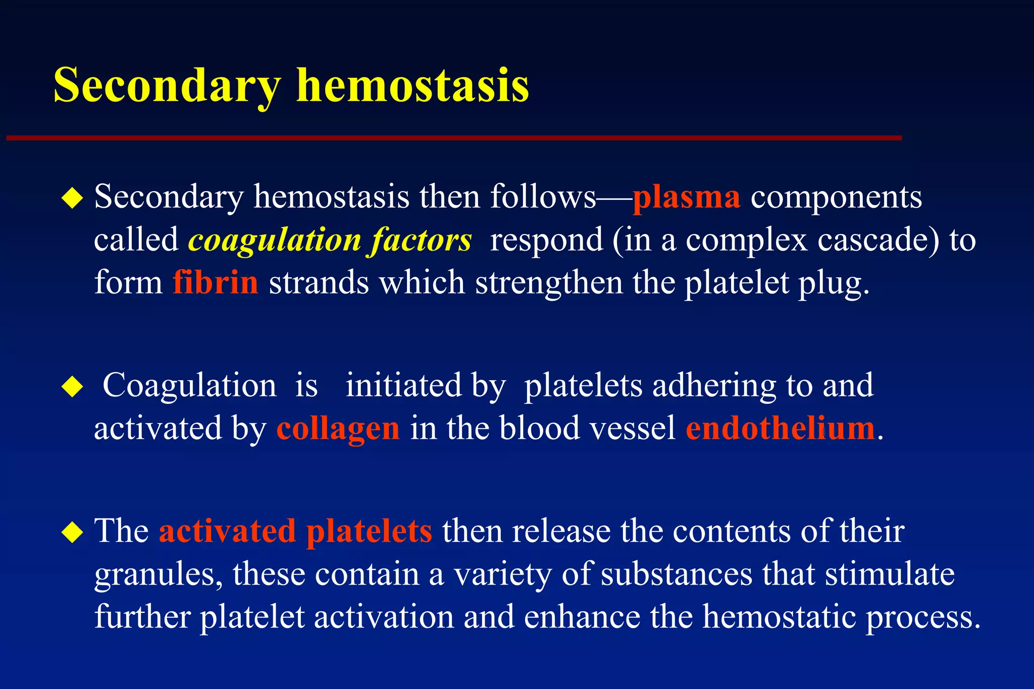 Platelet and coagulation post graduate lecture | PPTX