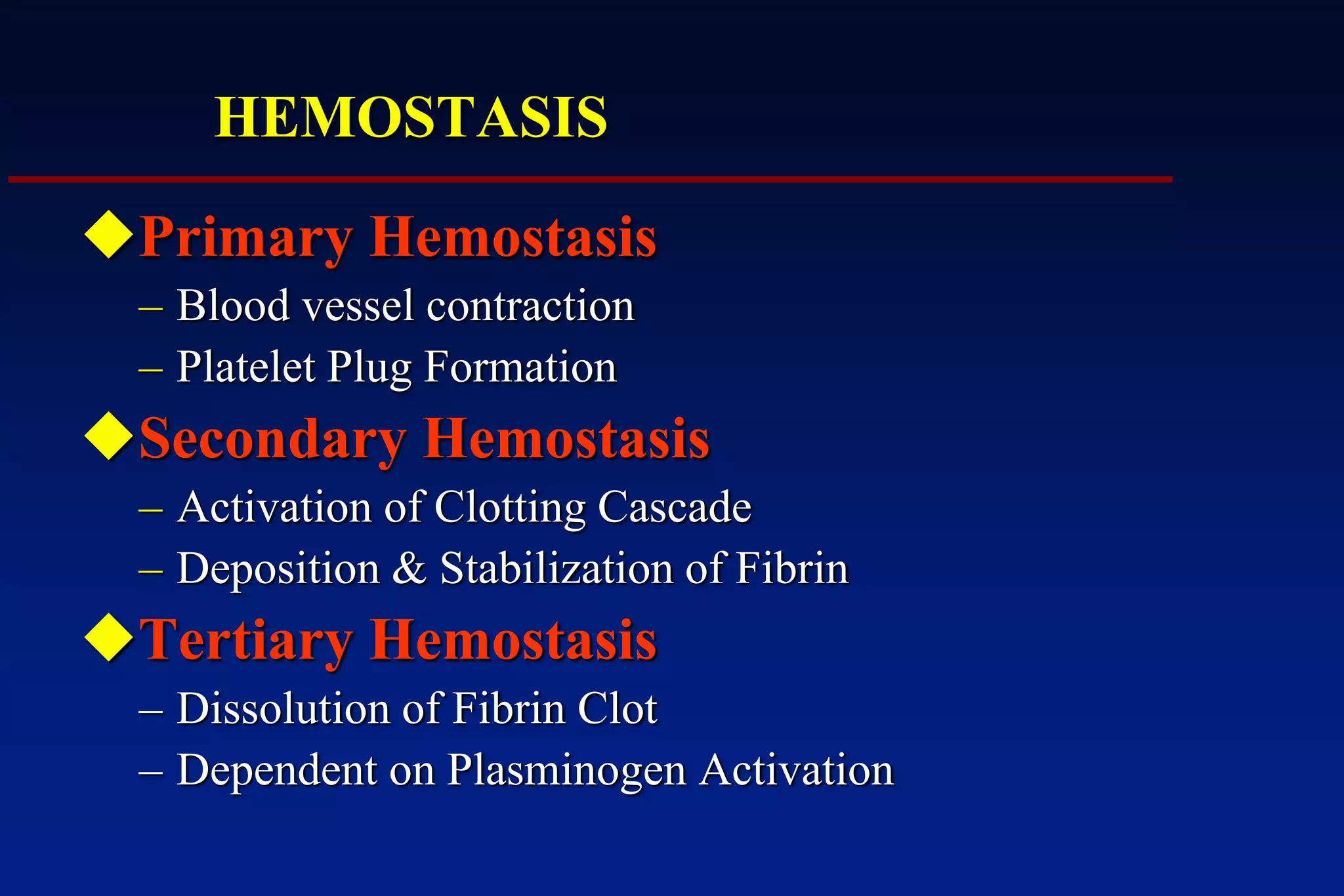Platelet and coagulation post graduate lecture | PPTX