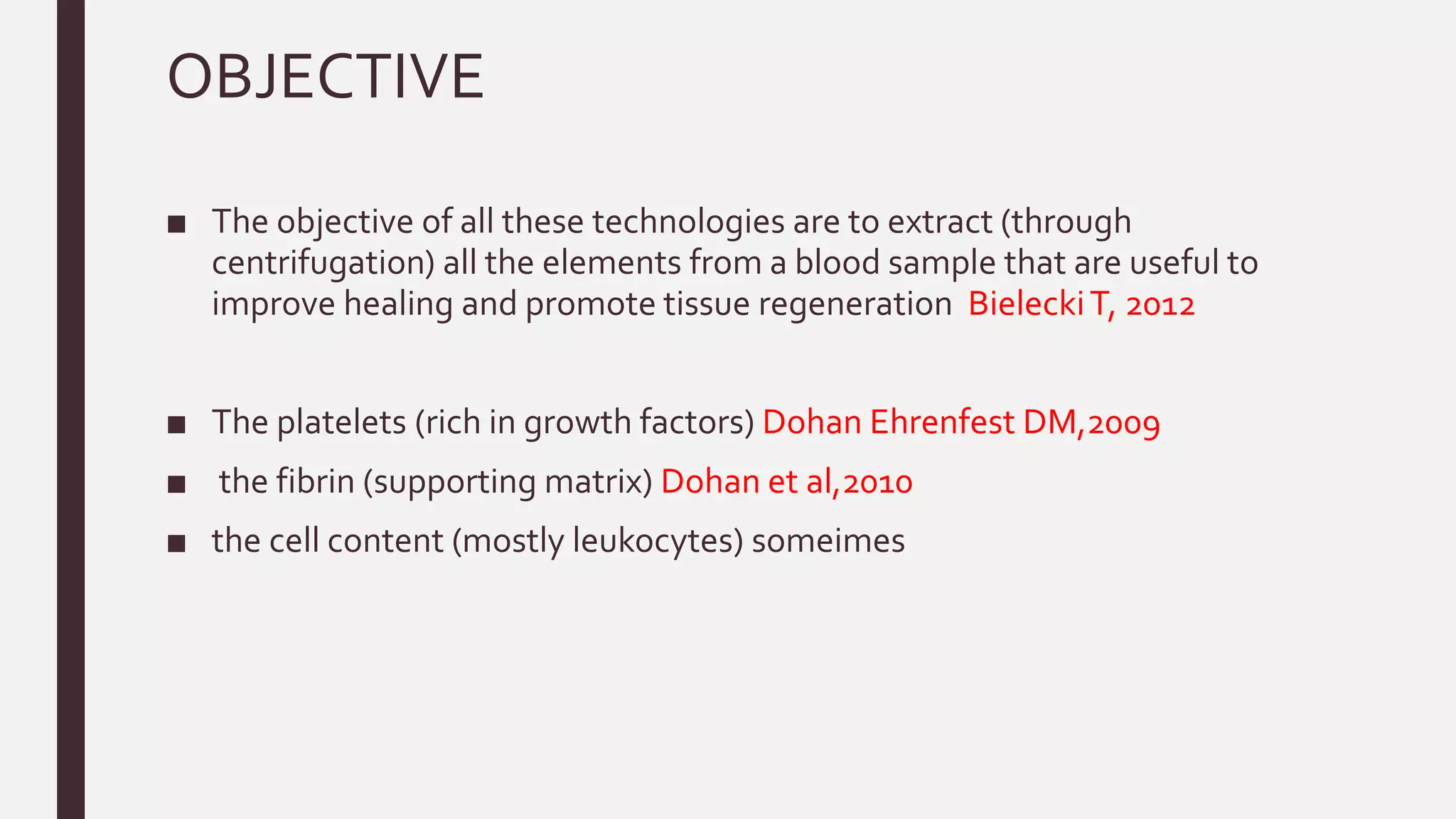 Platelet derivatives | PPTX