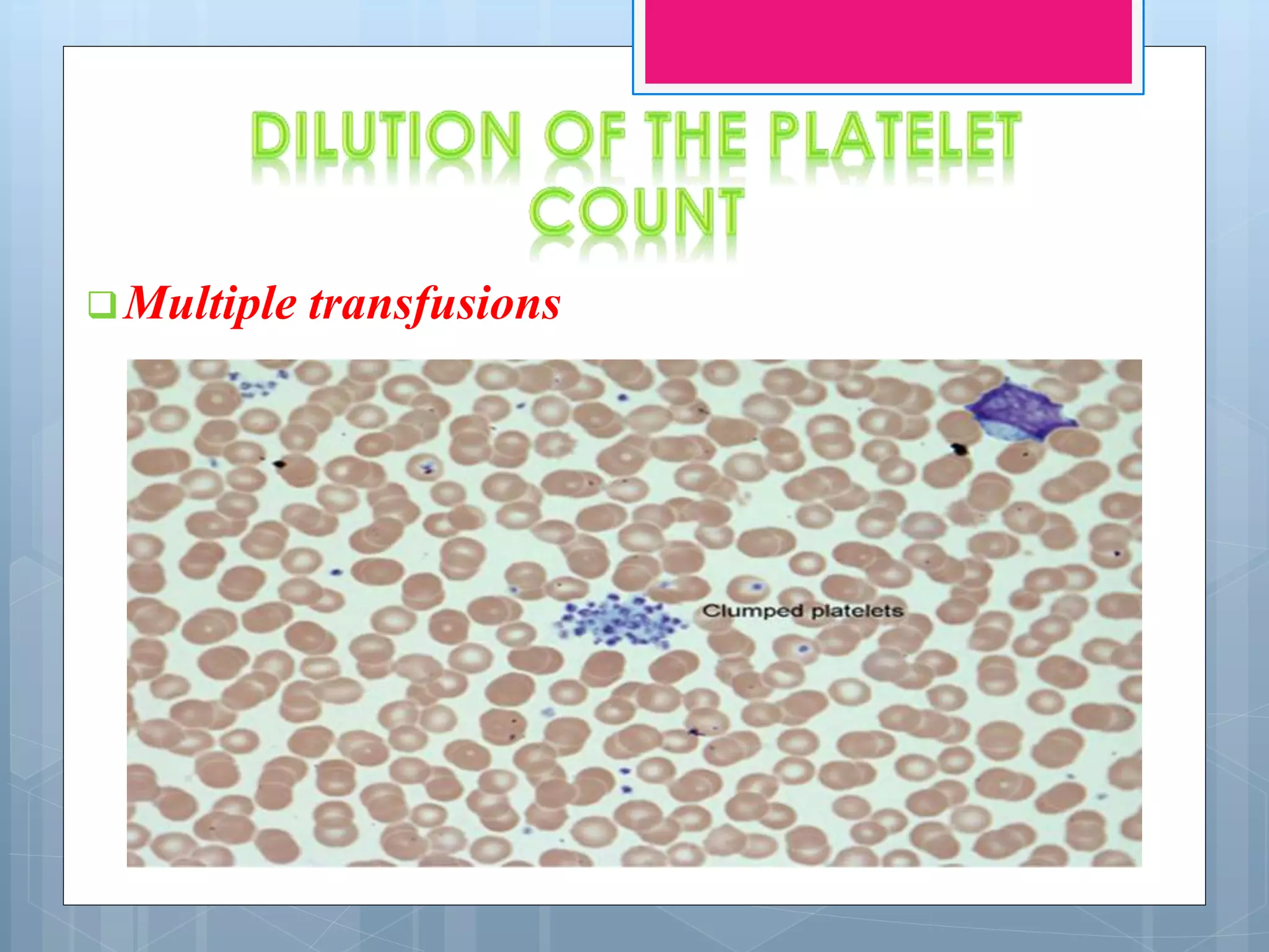 Platelet disorders | PPTX | Blood Disorders | Diseases and Conditions