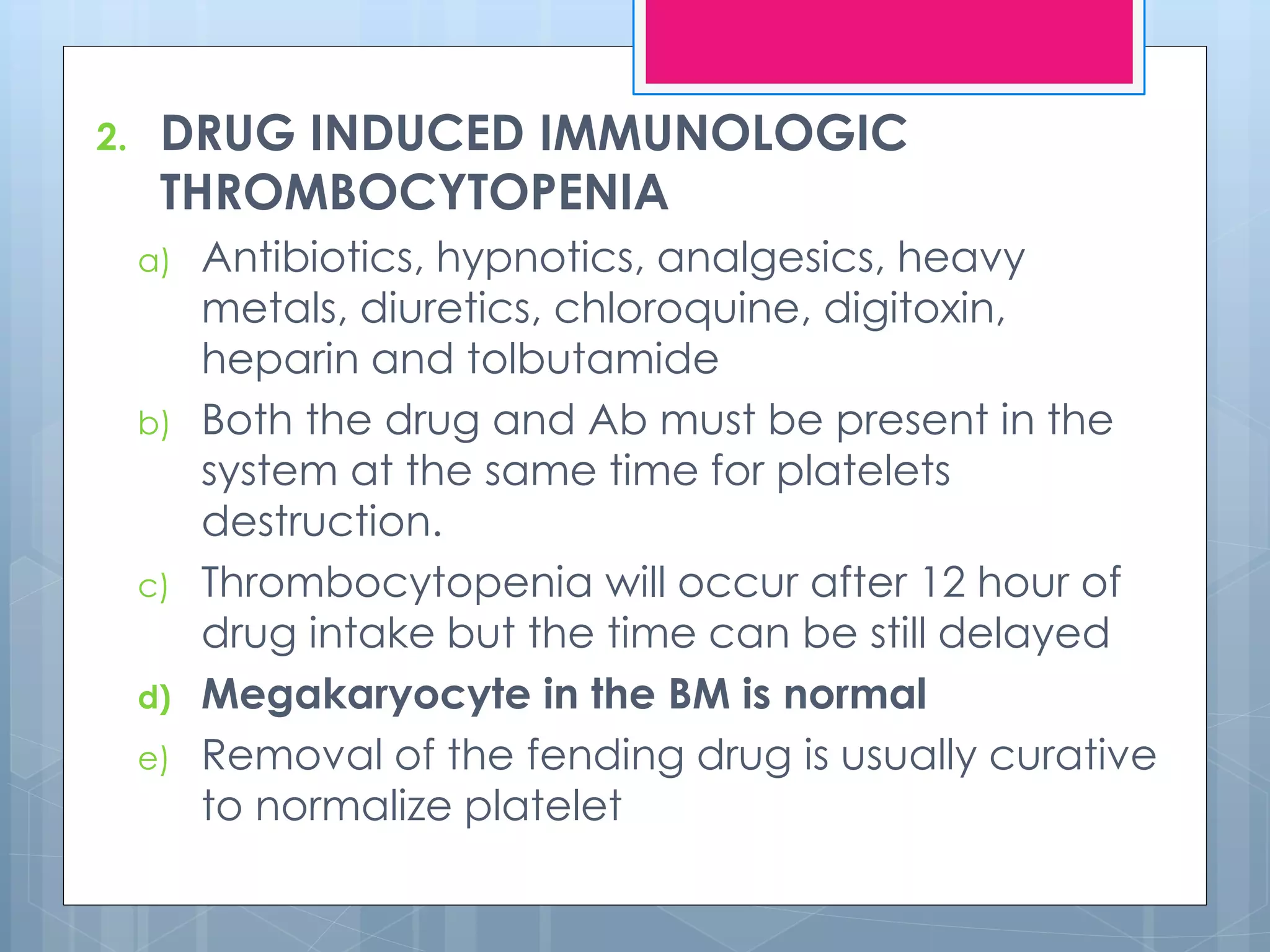 Platelet disorders | PPTX