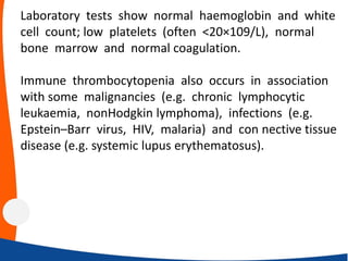 Platelet disorders Haematology | PPTX