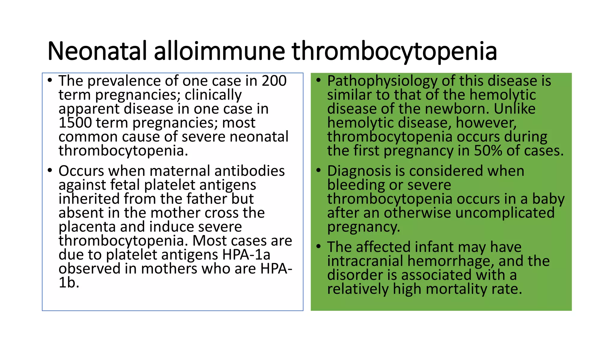 Platelet disorders summarized. ppt | PPTX