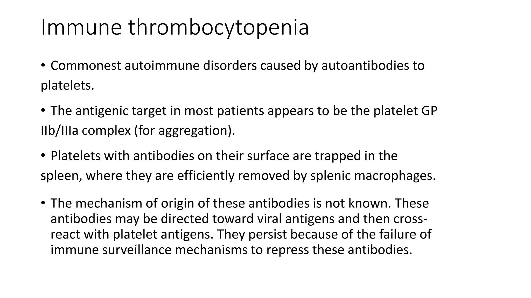 Platelet disorders summarized. ppt | PPTX