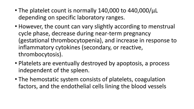 Platelet disorders summarized. ppt | PPTX