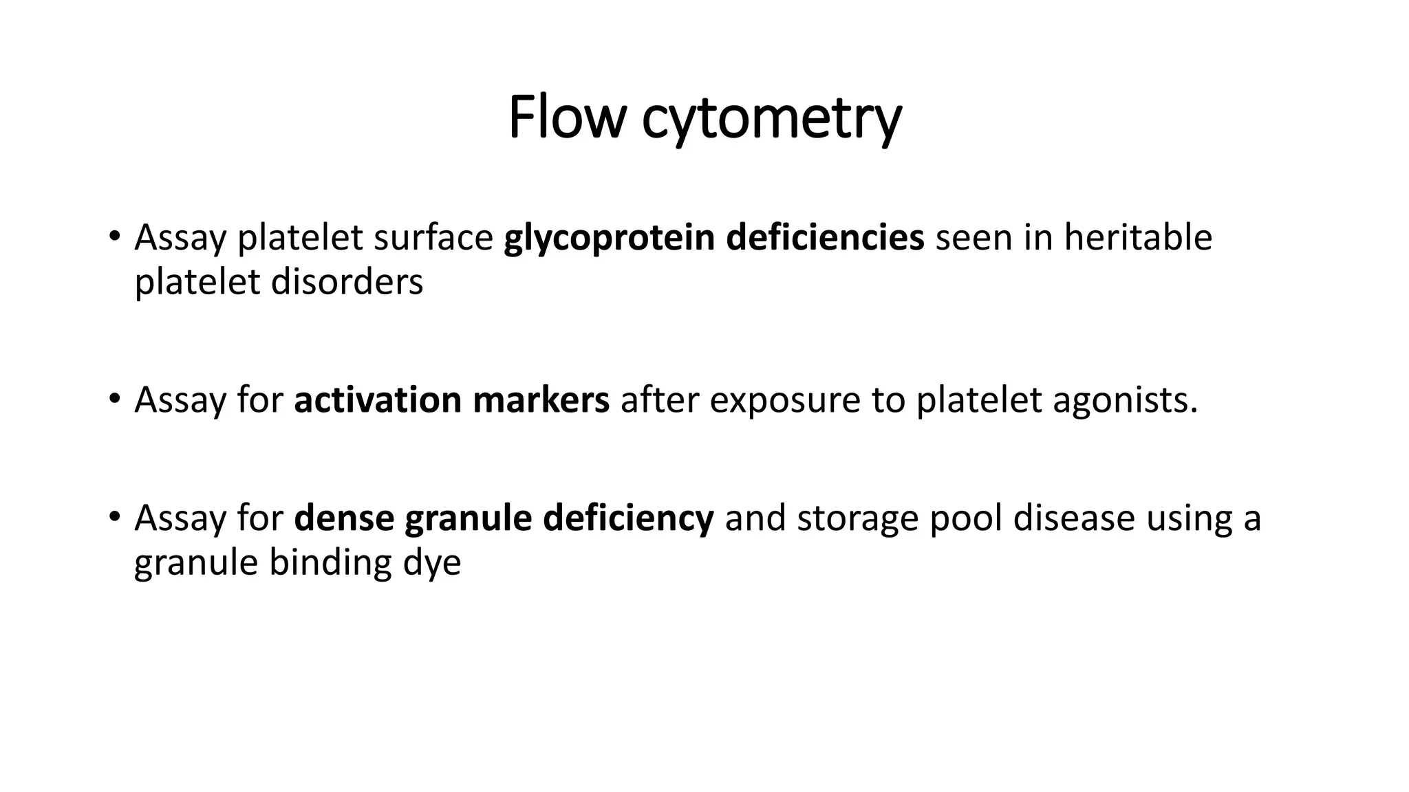 Platelet function disorders, assessment and testing.pptx