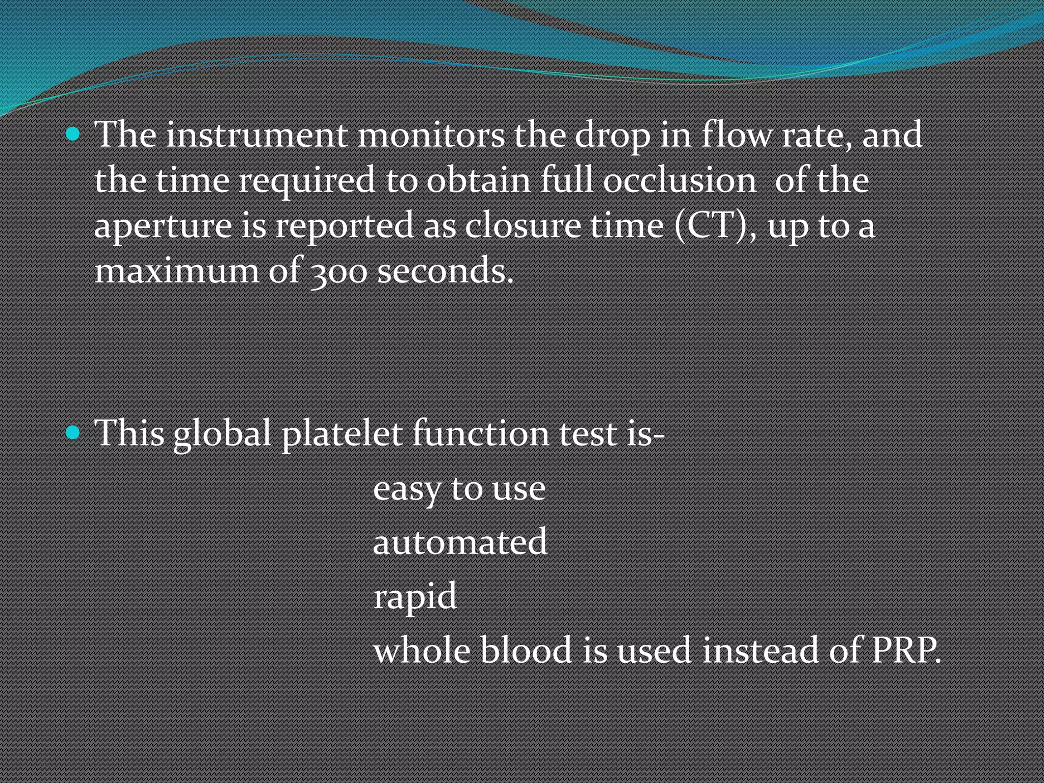 Platelet function tests.pptx 2.pptx final | PPTX