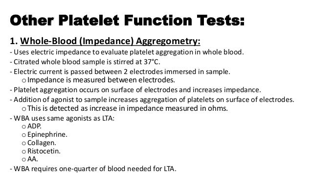 Platelet Function Tests