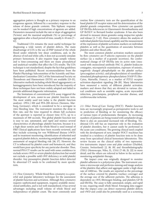 Platelet function tests a review of progresses in456569 | PDF | Blood ...
