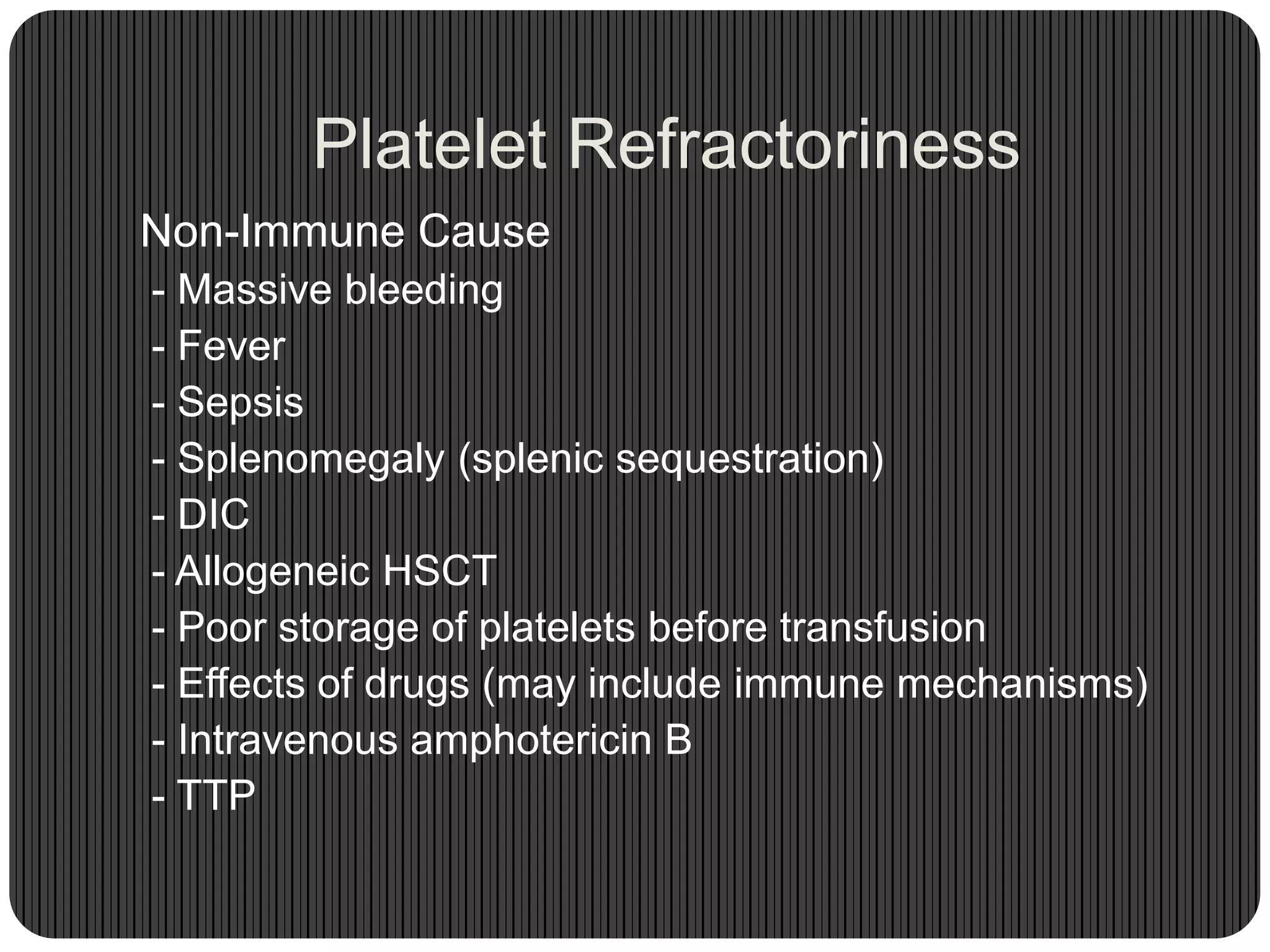Platelet immunohematology | PPTX