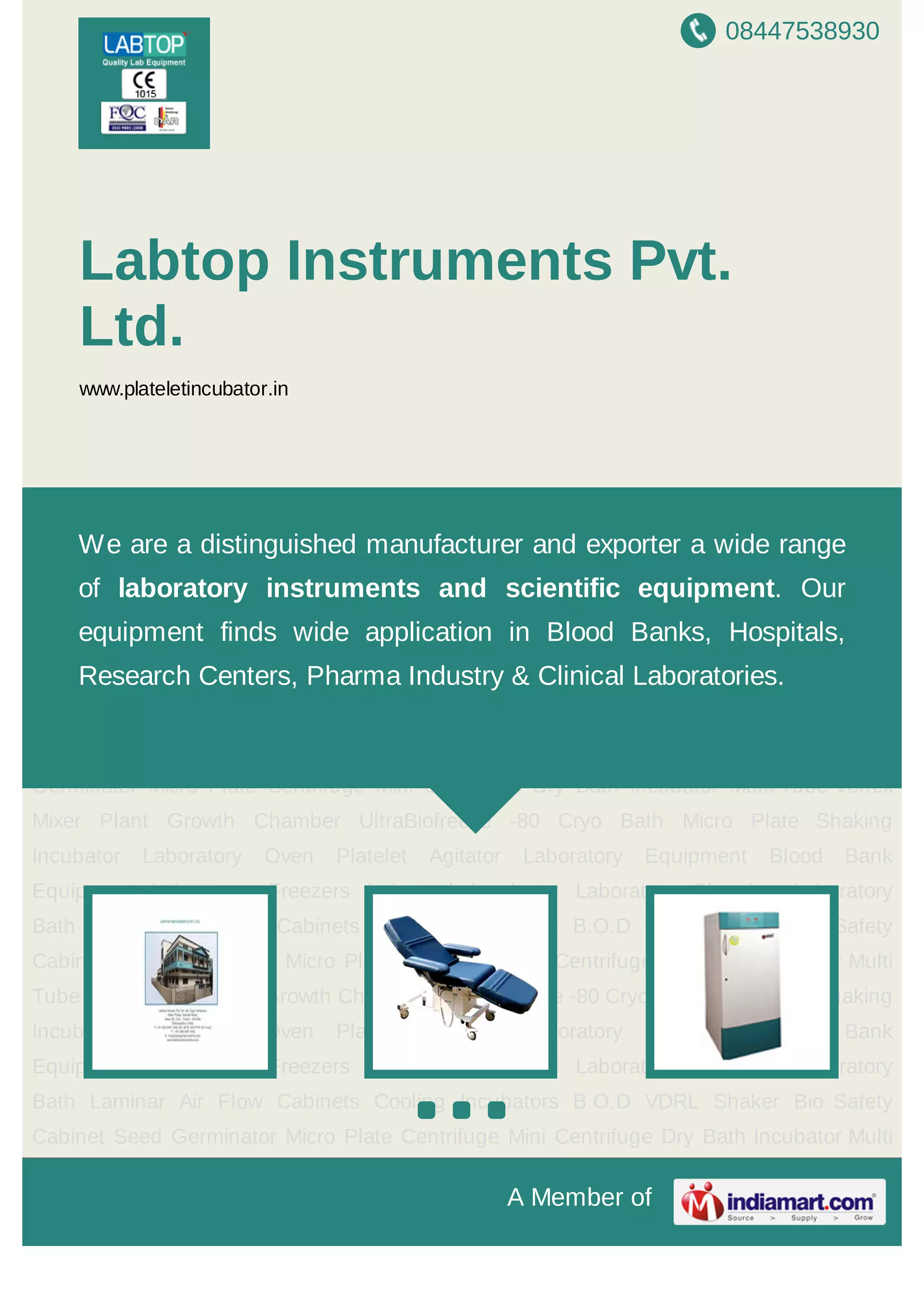 Labtop Instruments Pvt. Ltd, Maharashtra, Bloodbank & Laboratory ...