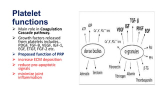 Platelet rich plasma | PPTX