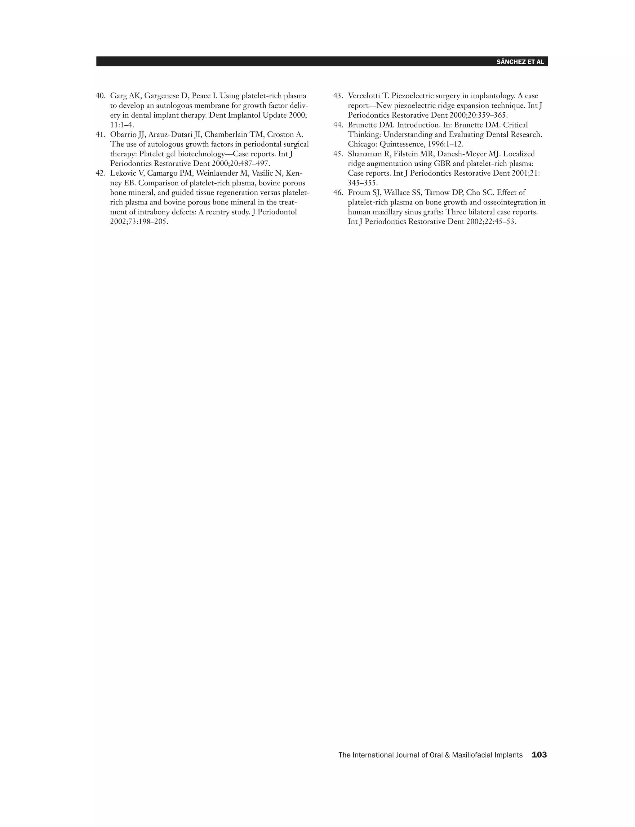 Platelet Rich Plasma Review | PDF