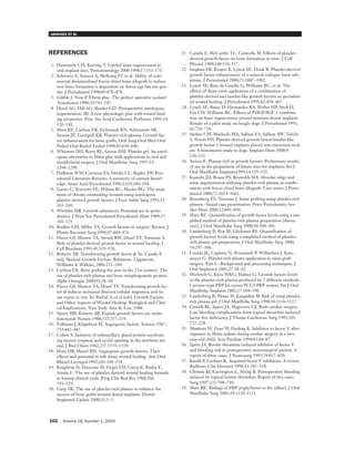 Platelet Rich Plasma Review | PDF