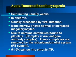 Platelets and platelets disorderz | PPT