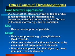 Platelets and platelets disorderz | PPT