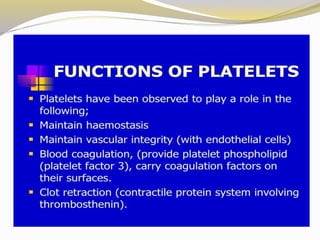 Platelets | PPTX