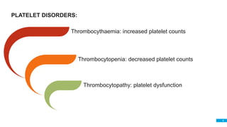 diseases of Platelets | PPT