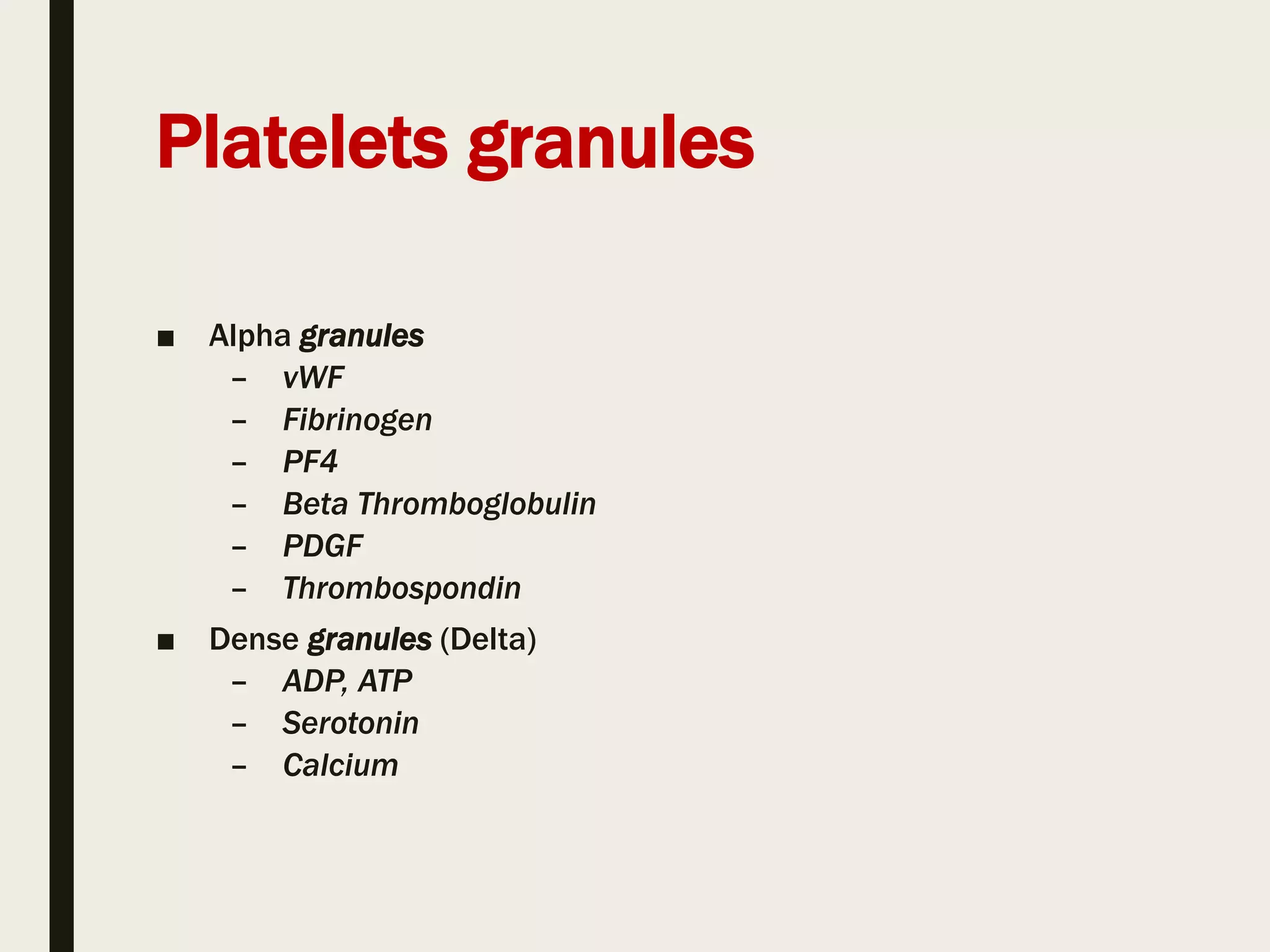 Platelets (The Guyton and Hall Physiology) | PPTX