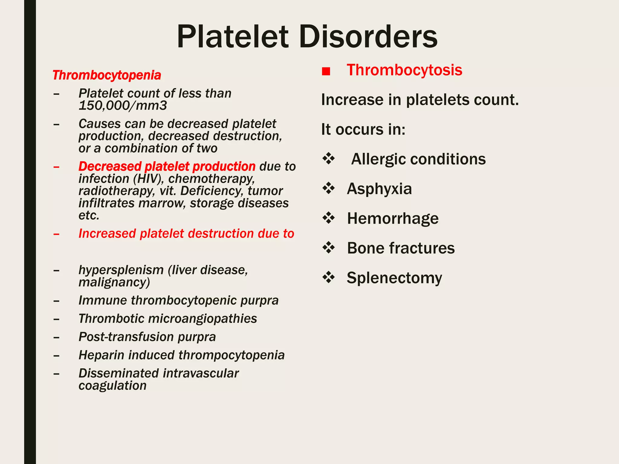 Platelets (The Guyton and Hall Physiology) | PPTX