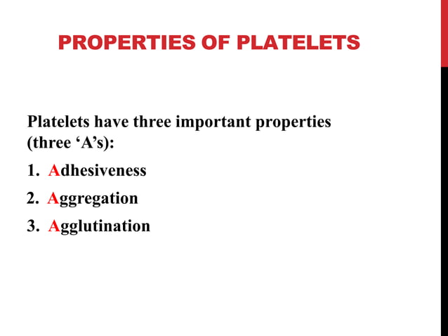 Platelets and Hemostasis.pptx | Blood Disorders | Diseases and Conditions